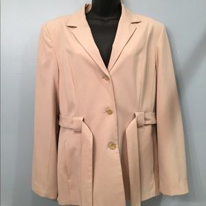 Hillard & Hanson | Jackets & Coats | Hillary Hanson Belted Blazer Size ...